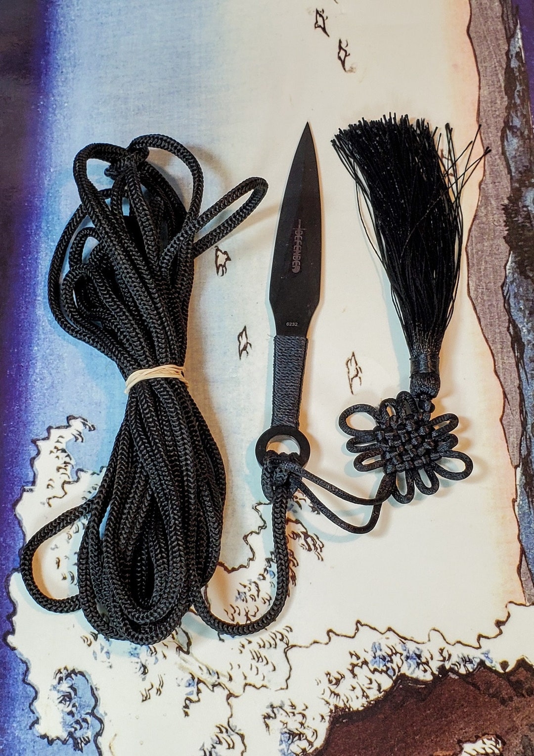 Practice Sheng Biao Metal Rope Dart. 4 Meter Black Rope With - Etsy