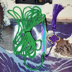 Sheng Biao Pro Level Rope Dart With Sheath. 5 Meter Green Rope With ...