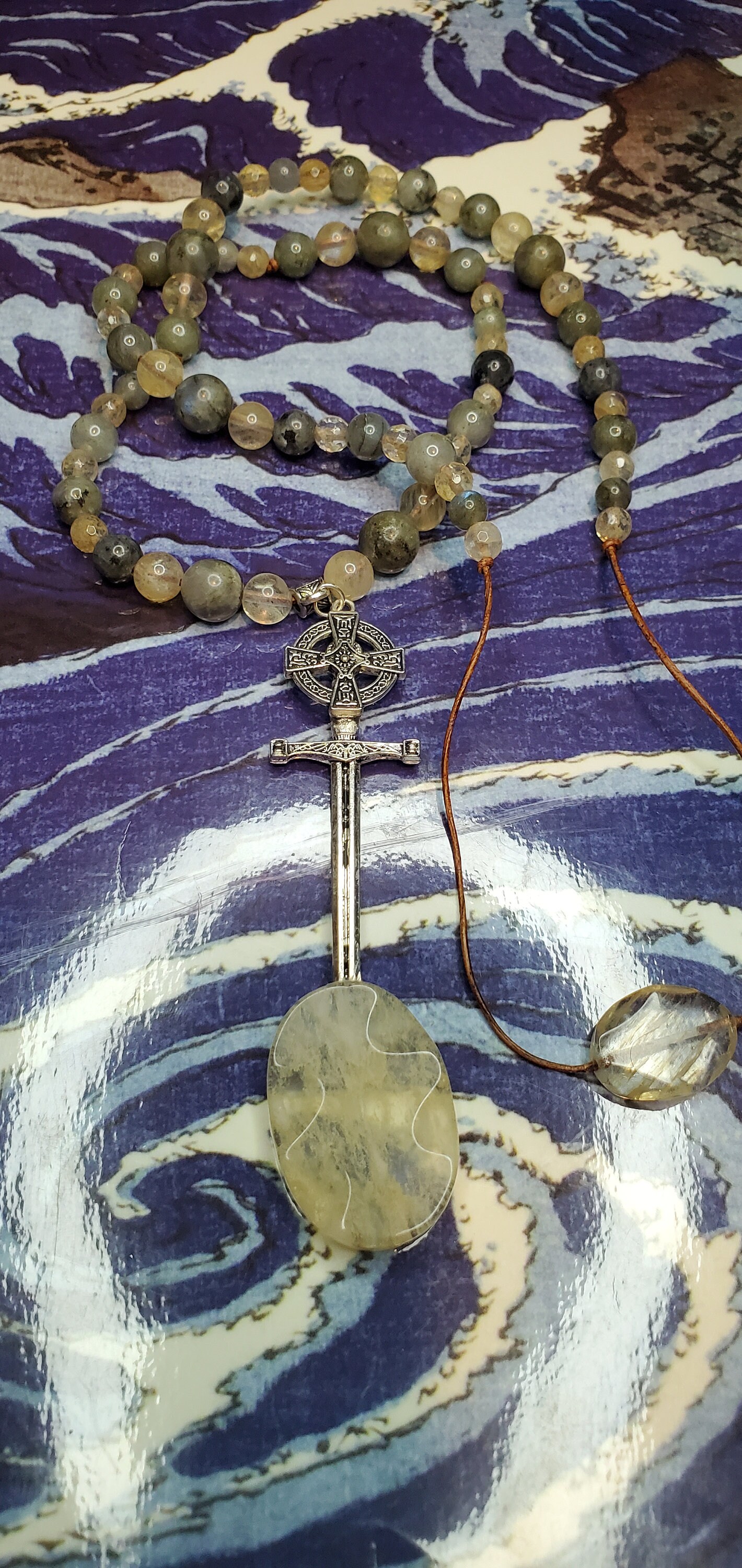 Excalibur Necklace Tribute to the Sword in the Stone. 1 of a - Etsy