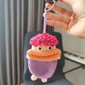Funny Clown Key Case Crochet, Knitted Key Holder, Handmade Key Pouch ...