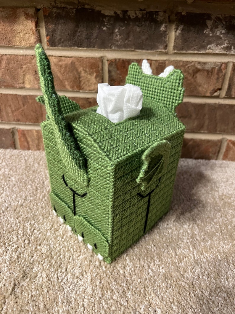 Dragon Tissue Box Cover - Etsy