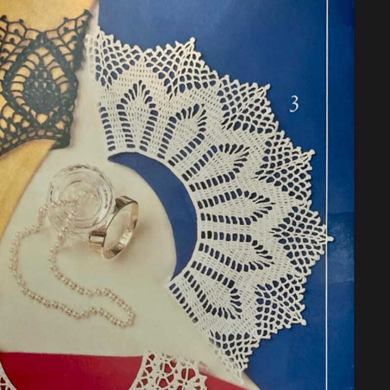 Vintage Breeze Lace Collar Pattern Crochet Collar Pattern Vintage ...
