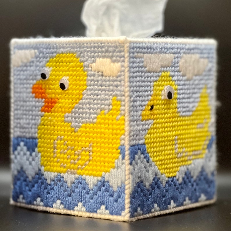 Duck Tissue Box Cover Cute Duck Tissue Cover Novelty Tissue Cover ...