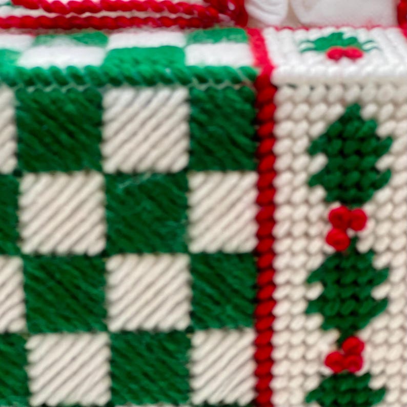 3D Handmade Christmas Present Rectangle Tissue Box Cover: Holiday Decor ...