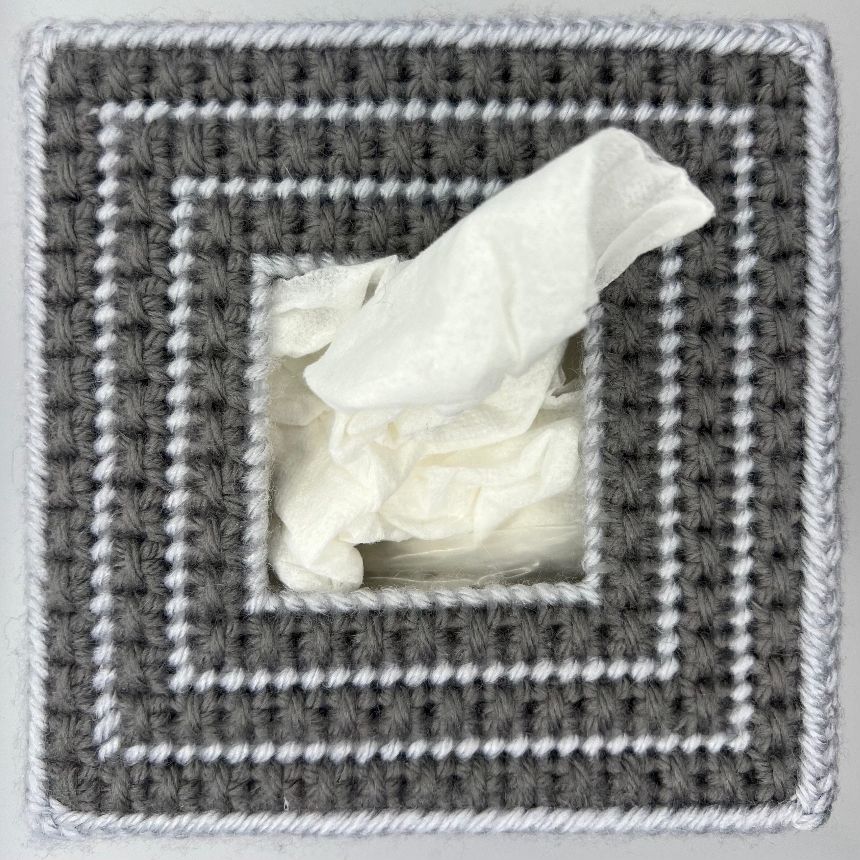 Handmade Picture Frame Tissue Box Cover: Home Decor - Etsy
