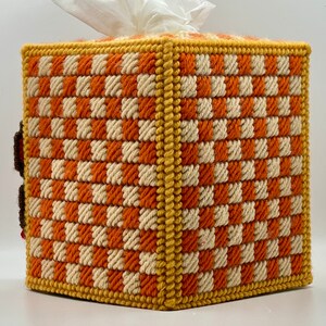 Turkey Tissue Box Cover Thanksgiving Tissue Box Cover Handmade Turkey ...