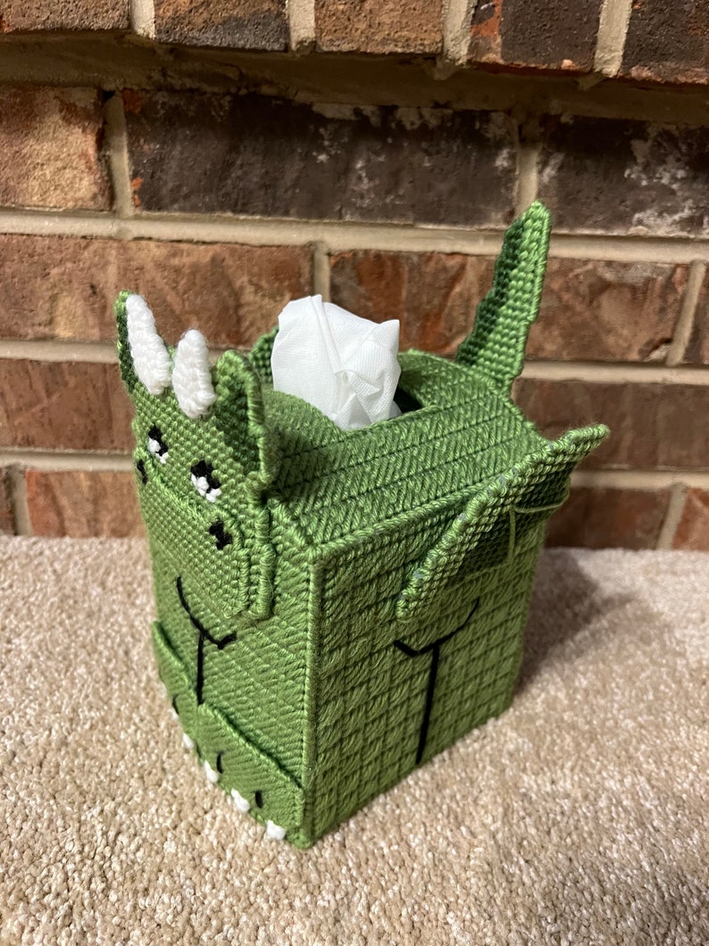 Dragon Tissue Box Cover - Etsy
