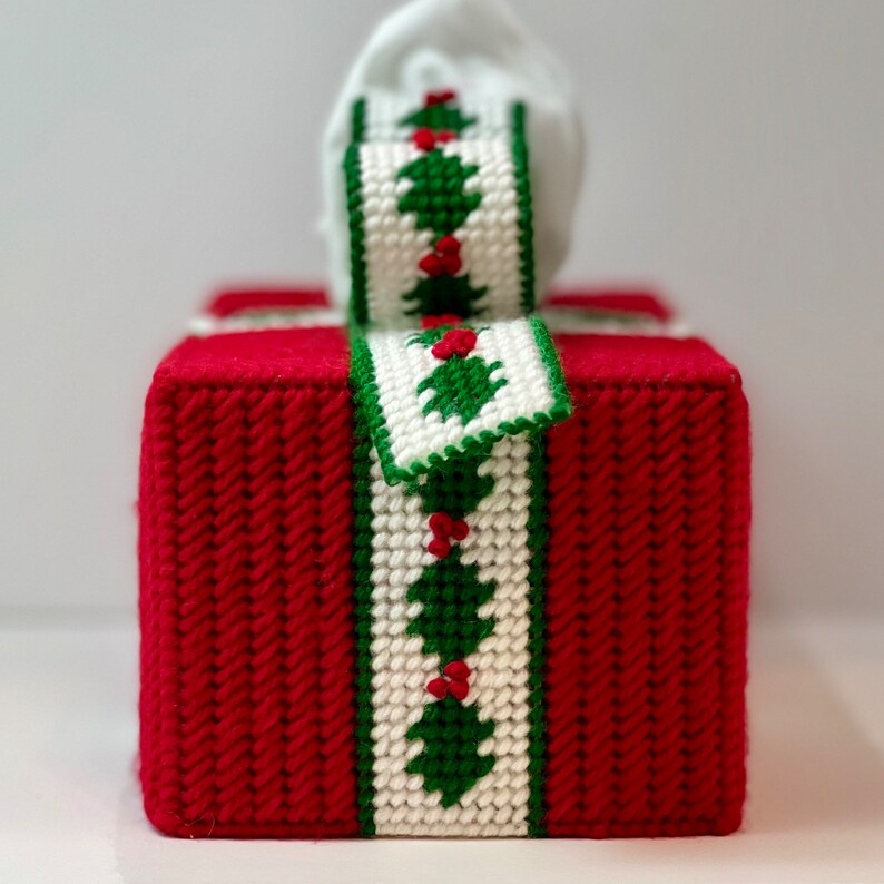 Rectangle Tissue Box Cover: 3D Christmas Present (handmade Christmas ...