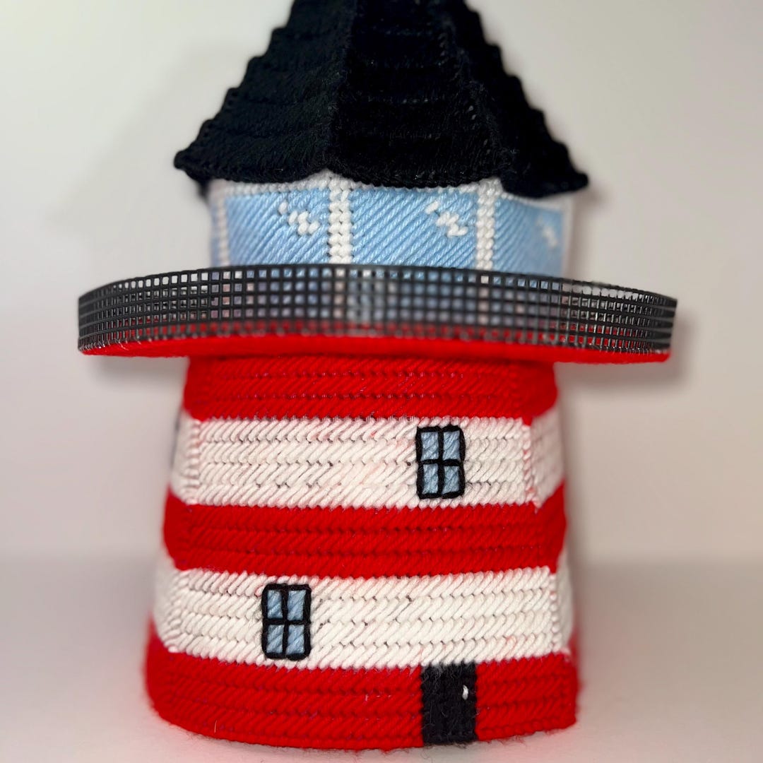 Lighthouse Tissue Box Cover Coastal Decor Lighthouse Decor Unique ...