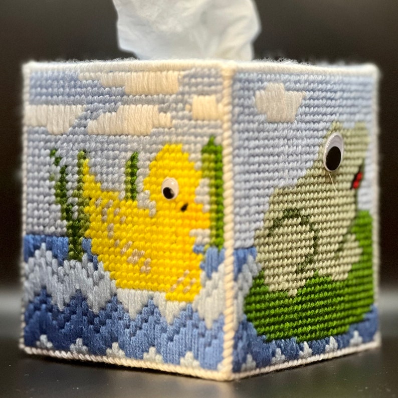 Duck Tissue Box Cover Cute Duck Tissue Cover Novelty Tissue Cover ...