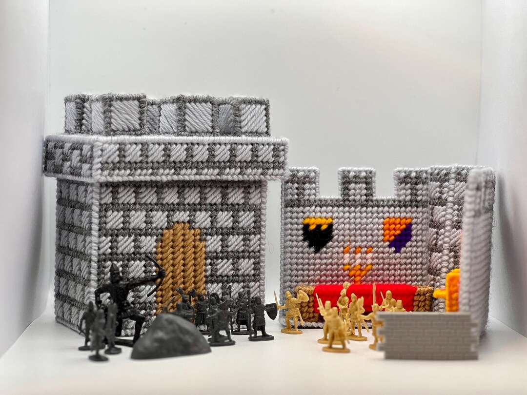 Castle Take-along Play Set Handmade Take-along Castle Toy Take-along ...