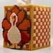 Turkey Tissue Box Cover Thanksgiving Tissue Box Cover Handmade Turkey ...