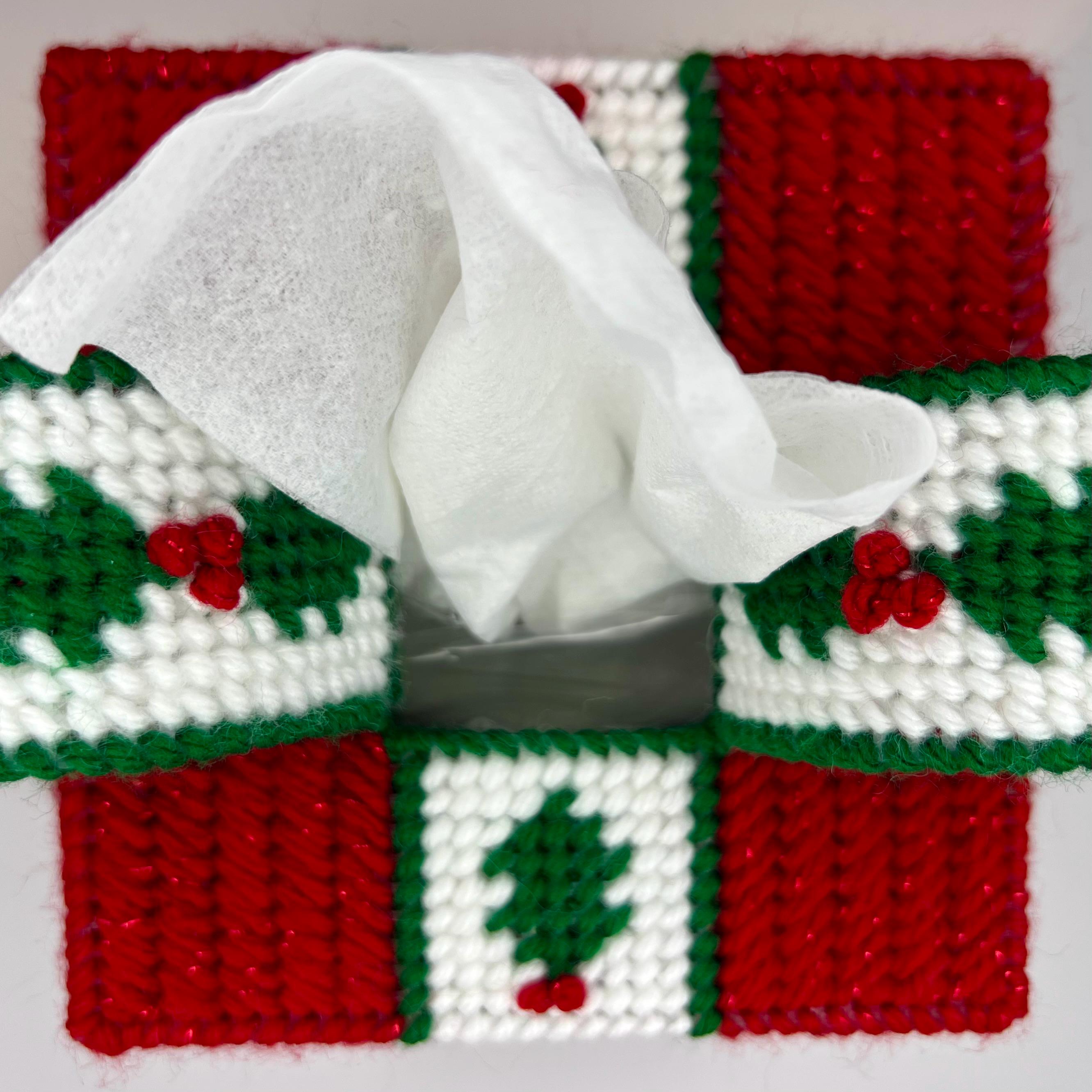 Sparkly Christmas Present Tissue Box Cover: Handmade Holiday Decor - Etsy