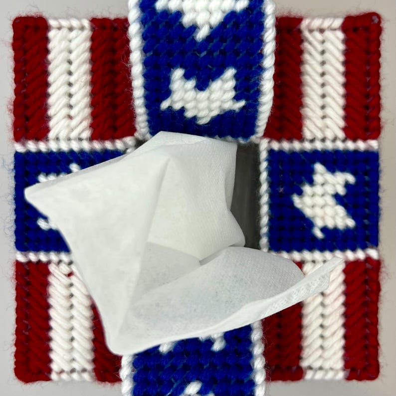 3D Handmade Patriotic Star Tissue Box Cover: 4th of July Decor - Etsy