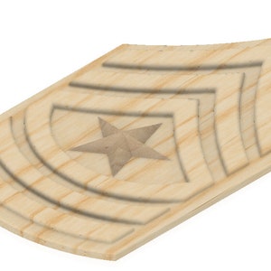 Army Enlisted Rank Insigna STL BUNDLE (E5-E9) CNC/3D Print - Etsy