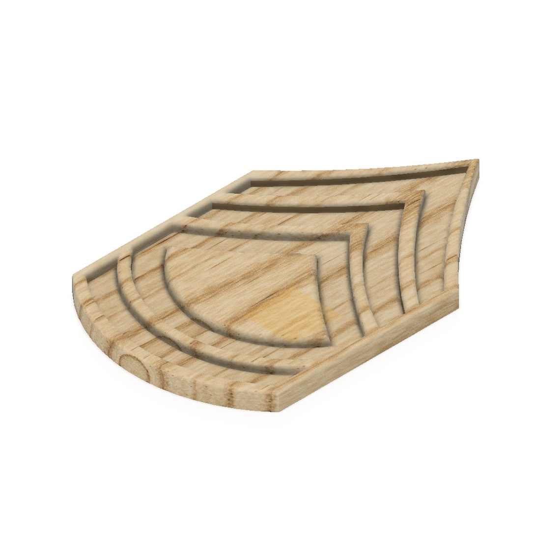 Army Sergeant First Class E7 SFC Insignia STL File for CNC 3D Printer ...