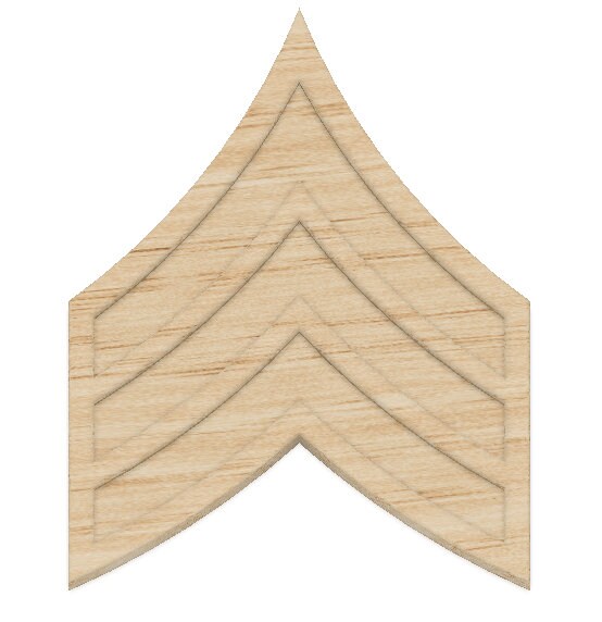 ARMY SERGEANT (E-5) Insignia STL Bundle for Cnc Machining and 3D ...