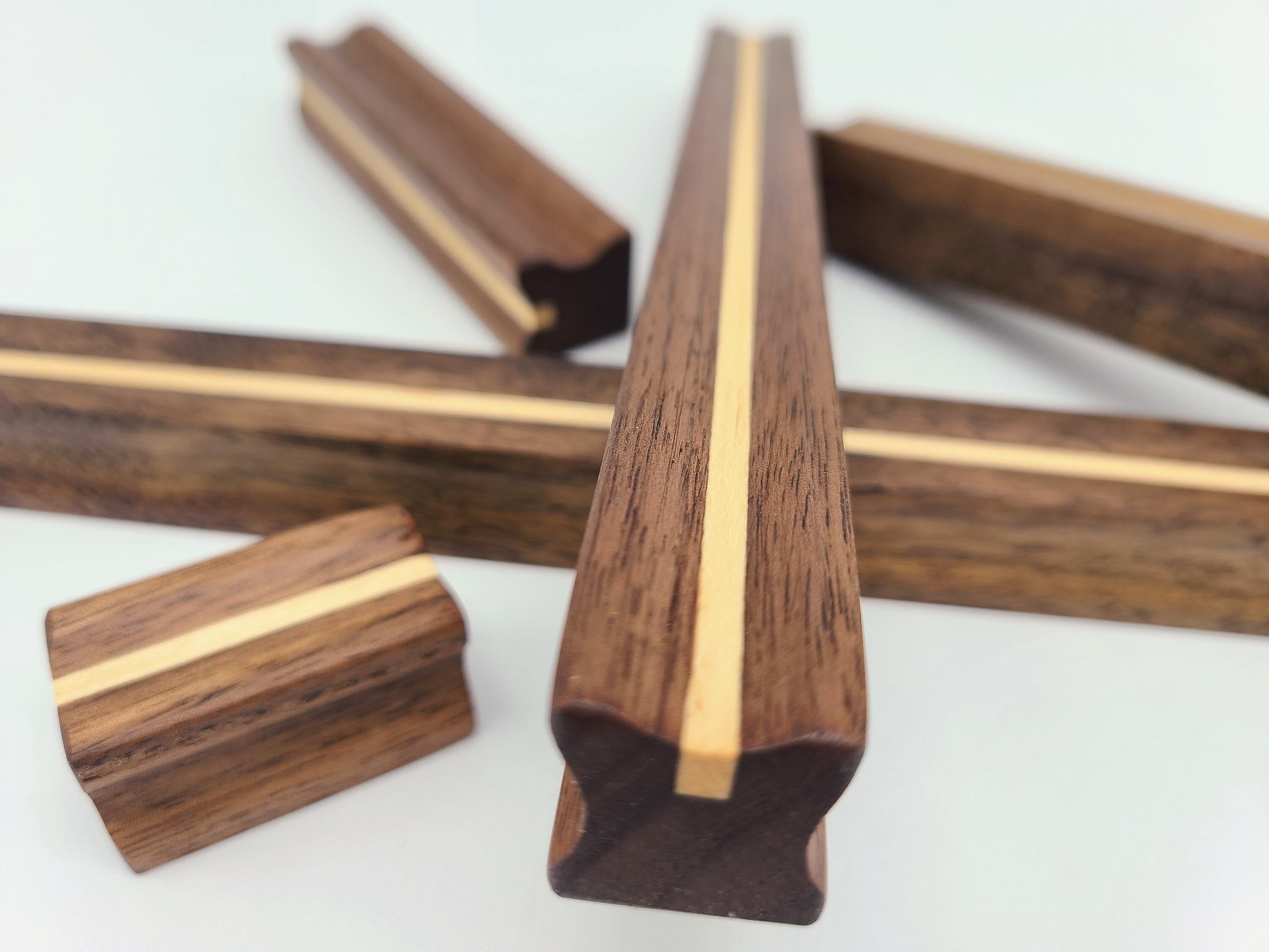 Slimline Walnut Drawer & Cabinet Pull - Etsy