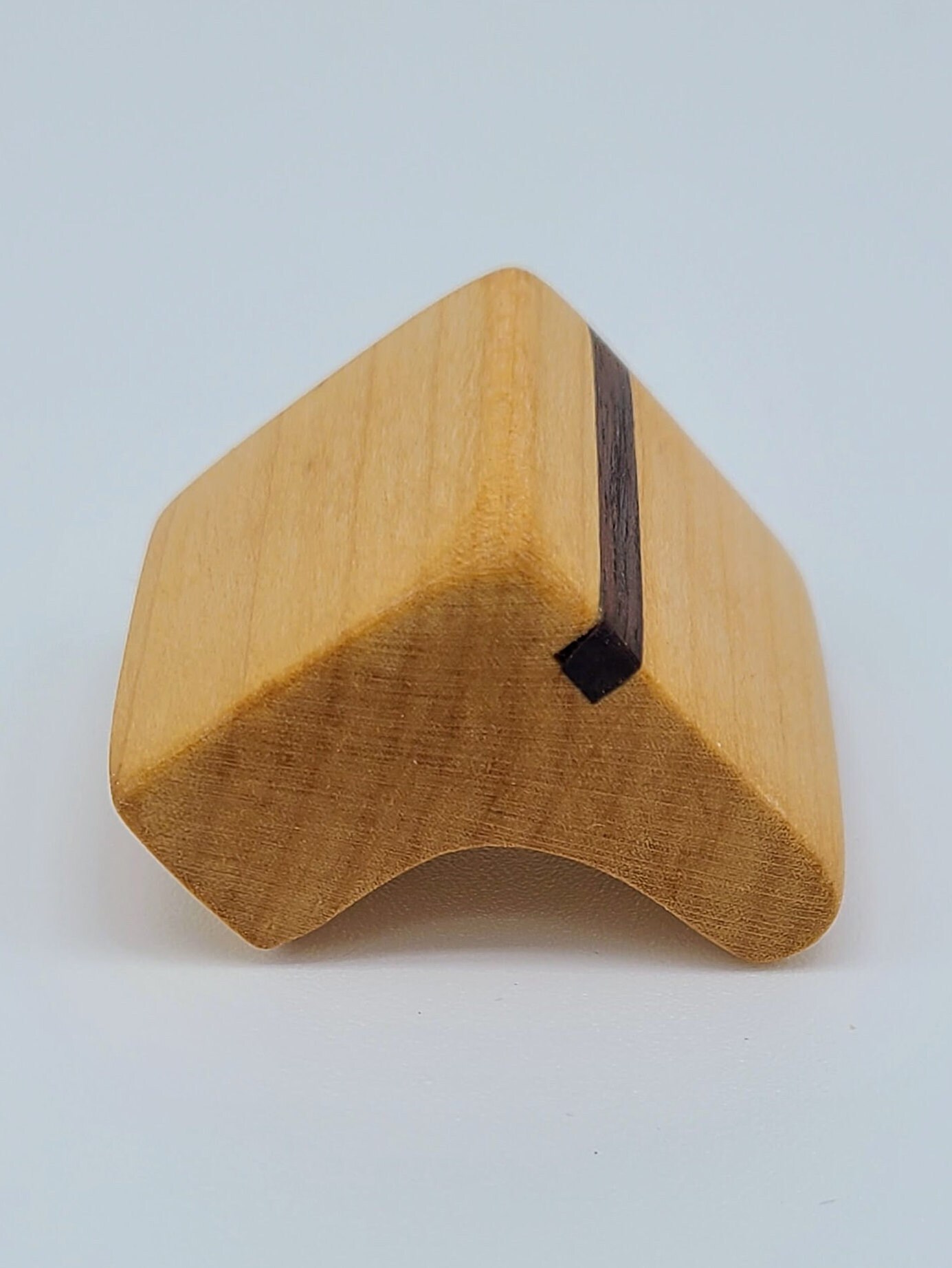 Maple Cabinet & Drawer Pull With Walnut Inlay - Etsy