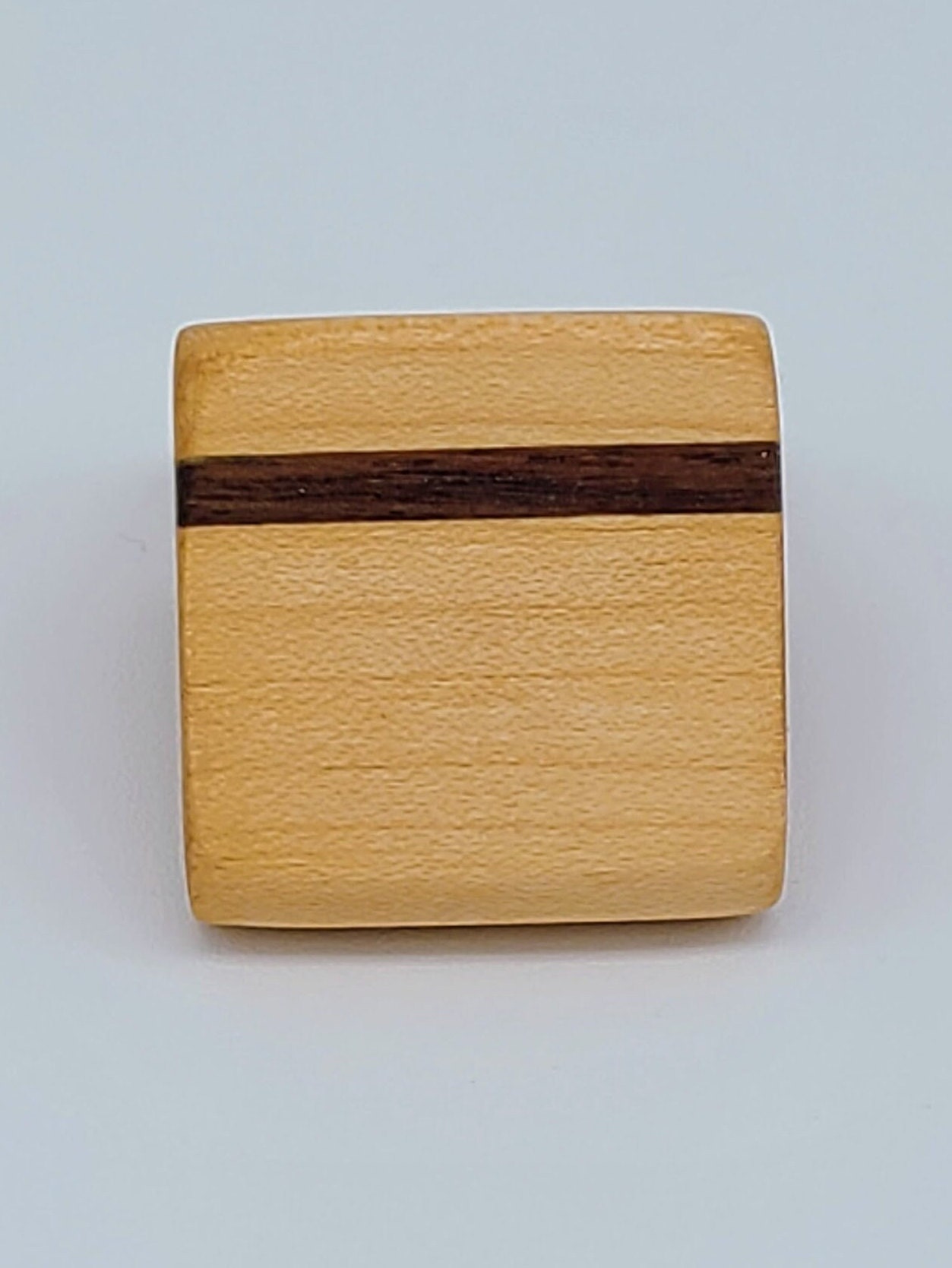 Maple Cabinet & Drawer Pull With Walnut Inlay - Etsy