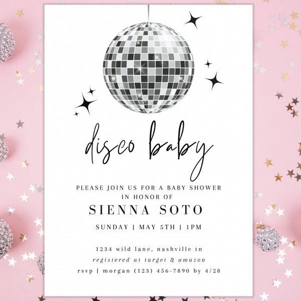 Disco Baby Shower - Etsy