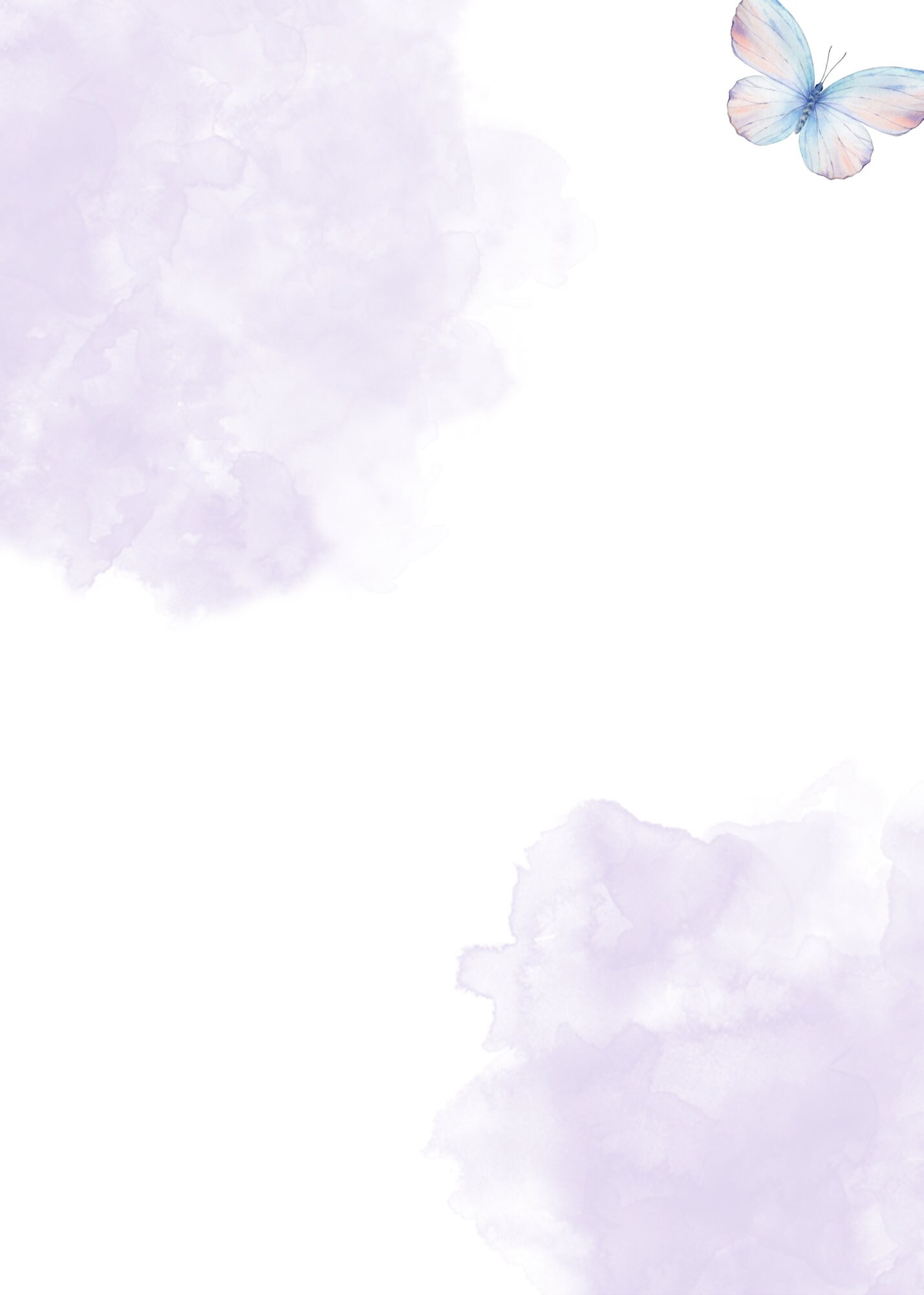 Butterfly Birthday Editable Template - Etsy