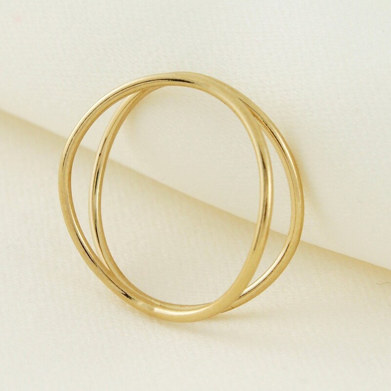 Minimalist Gold Ring - Etsy