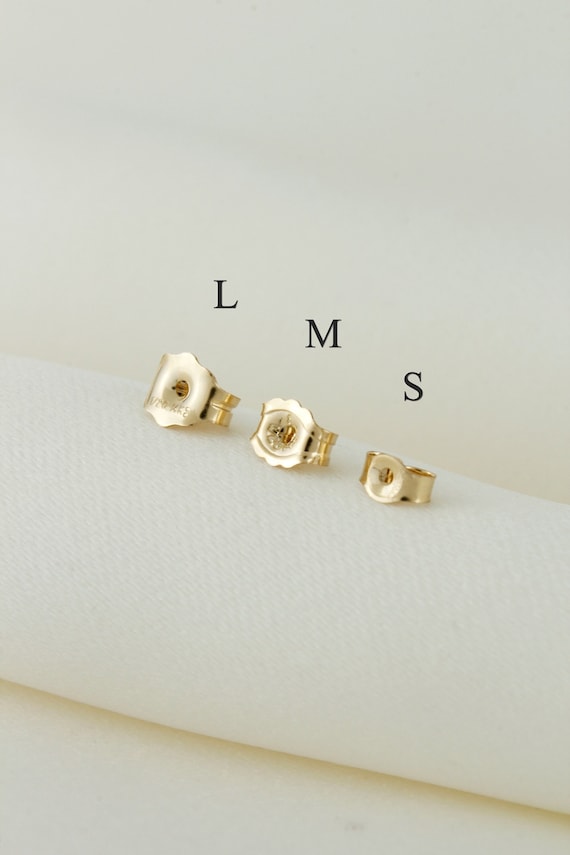 14k Gold Filled Backings Gold Filled Ear Nuts Gold Butterfly | Etsy