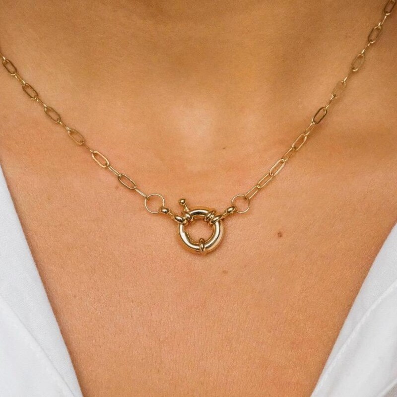 Front Clasp Necklace - Etsy