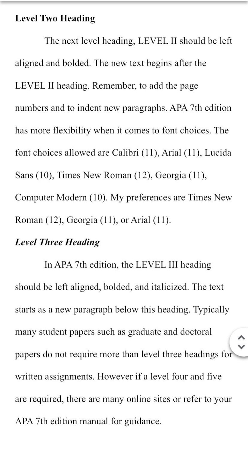 APA Template 7th Edition | Etsy