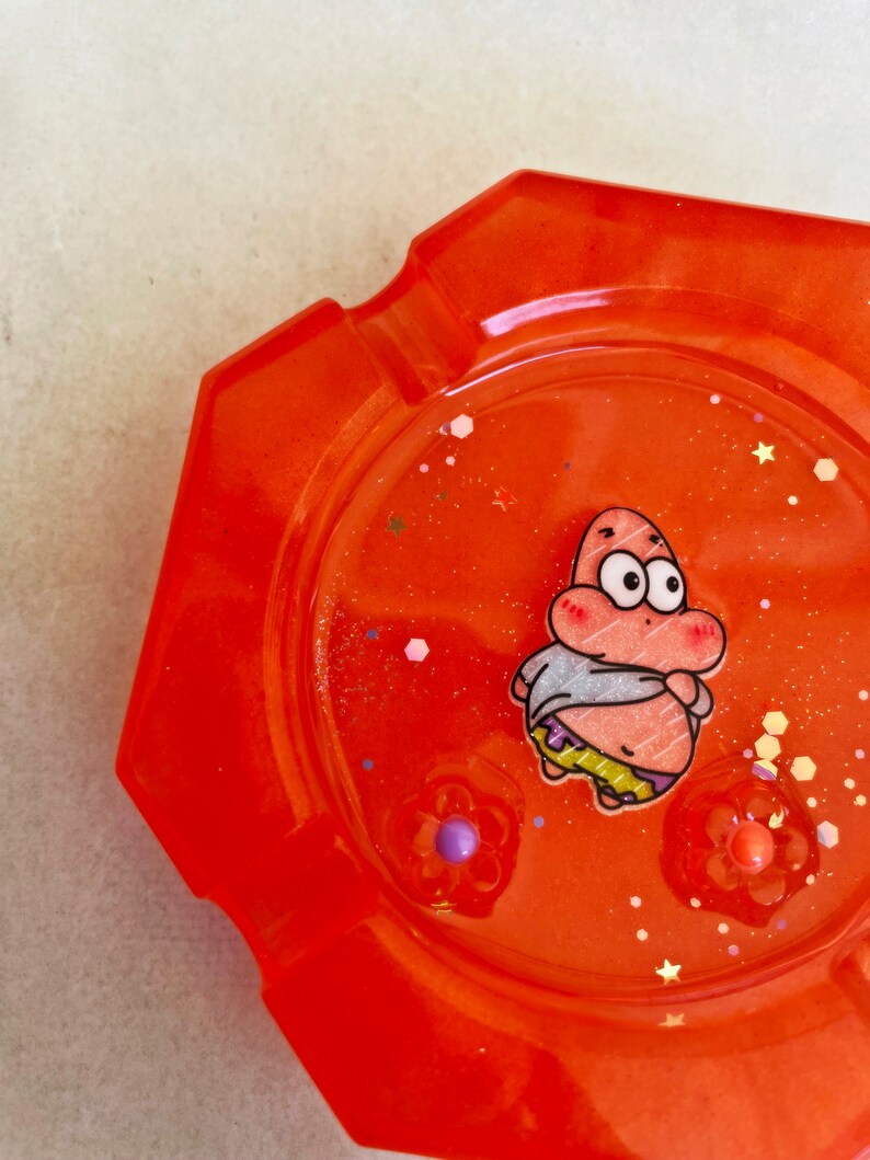 Spongebob and Patrick Ashtray Handmade Ashtray-unique Ashtray Spongbob ...
