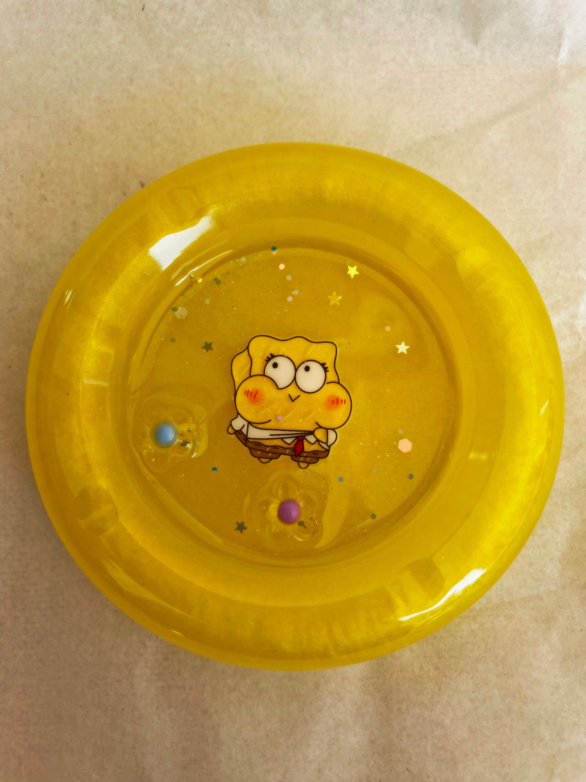 Spongebob and Patrick Ashtray Handmade Ashtray-unique Ashtray Spongbob ...