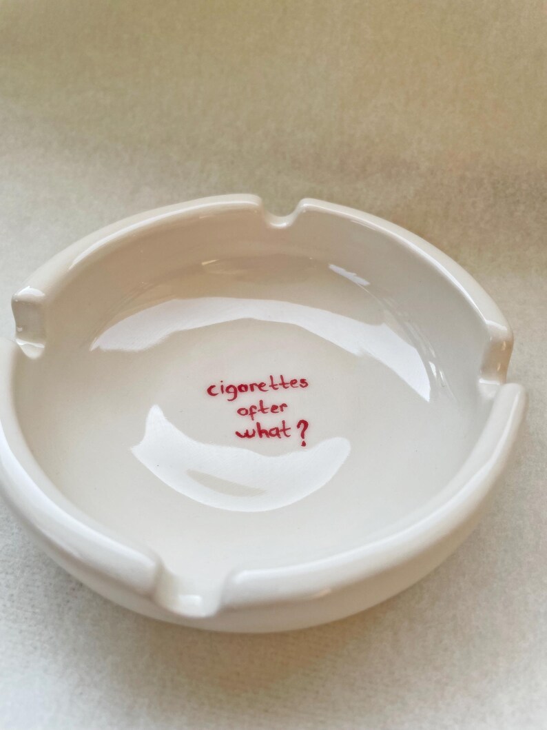 Ashtray With Message / Ceramic Ashtray / Handmade Ashtray / Funny ...