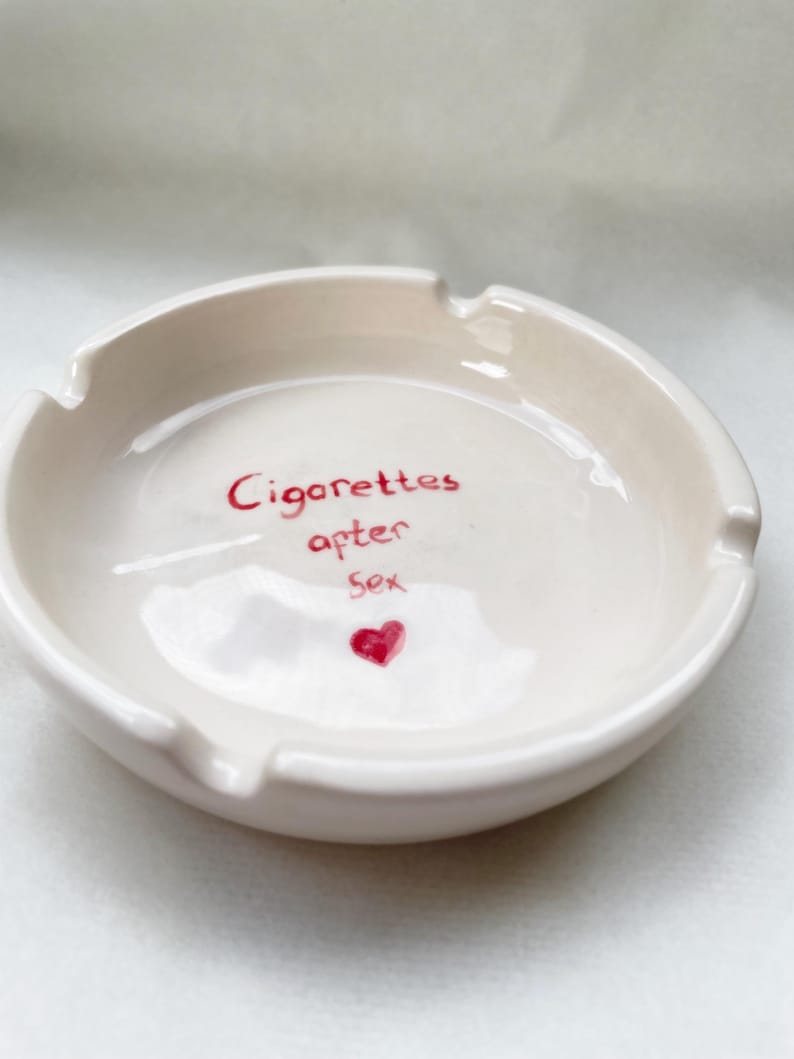 Ashtray With Message / Ceramic Ashtray / Handmade Ashtray / Funny ...