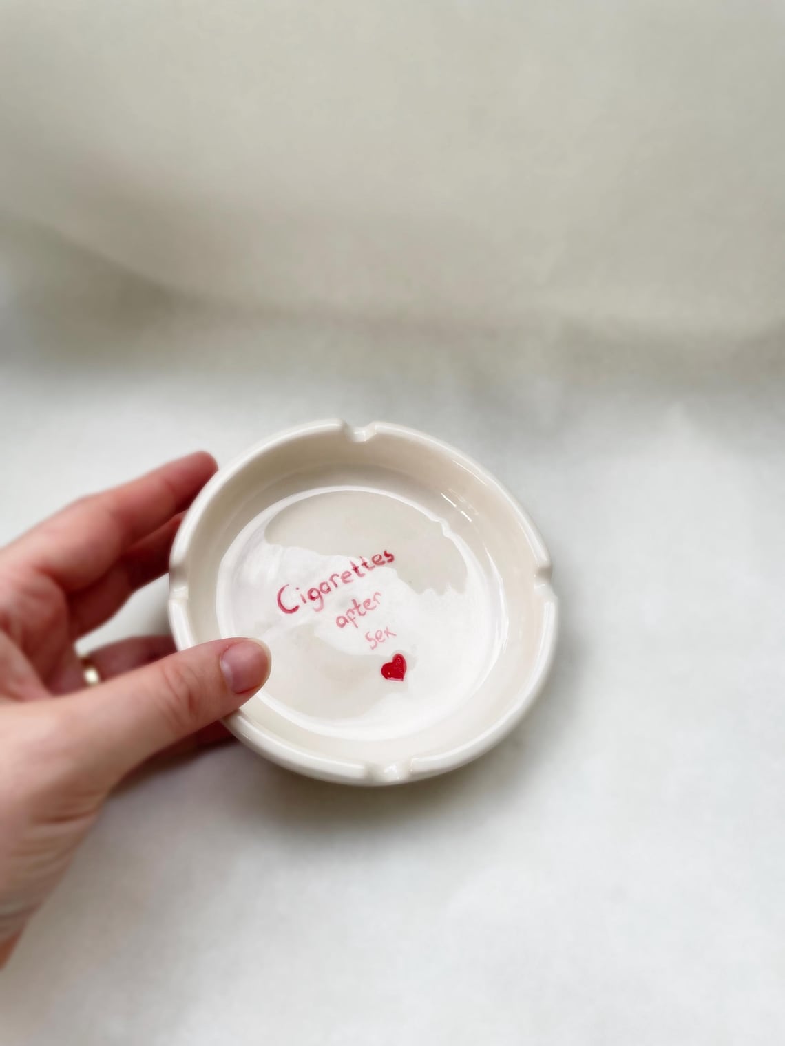 Ashtray With Message / Ceramic Ashtray / Handmade Ashtray / Funny ...