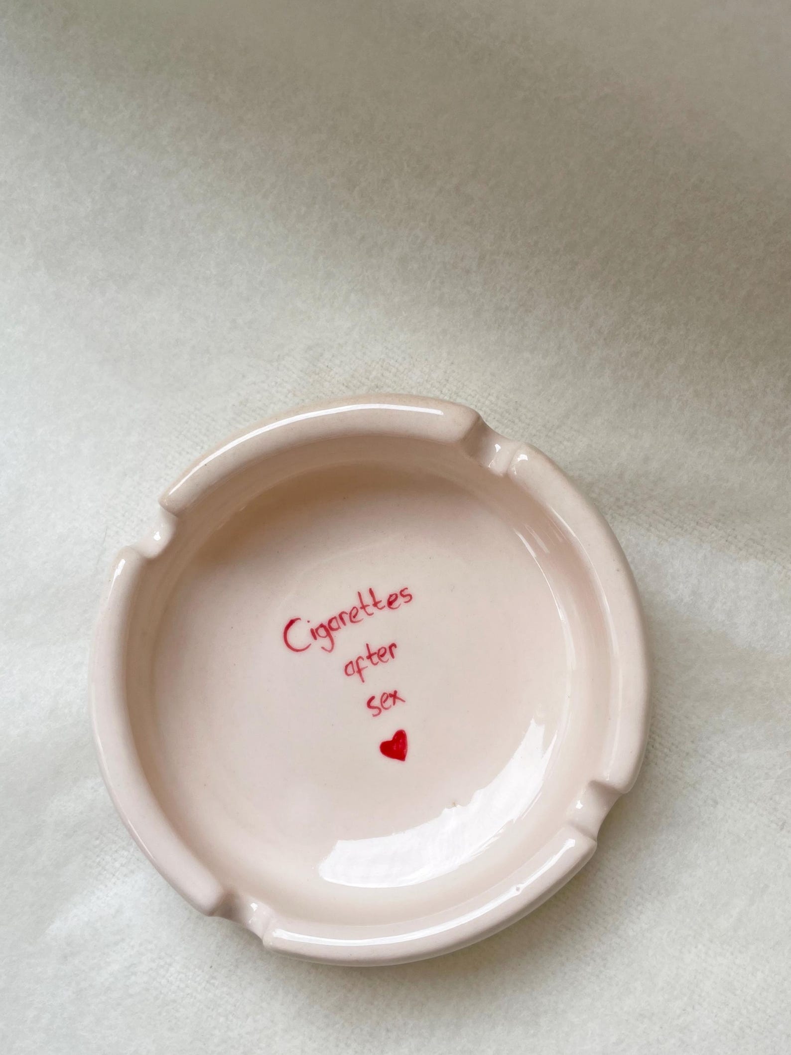 Ashtray With Message / Ceramic Ashtray / Handmade Ashtray / Funny ...