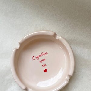 Ashtray With Message / Ceramic Ashtray / Handmade Ashtray / Funny ...