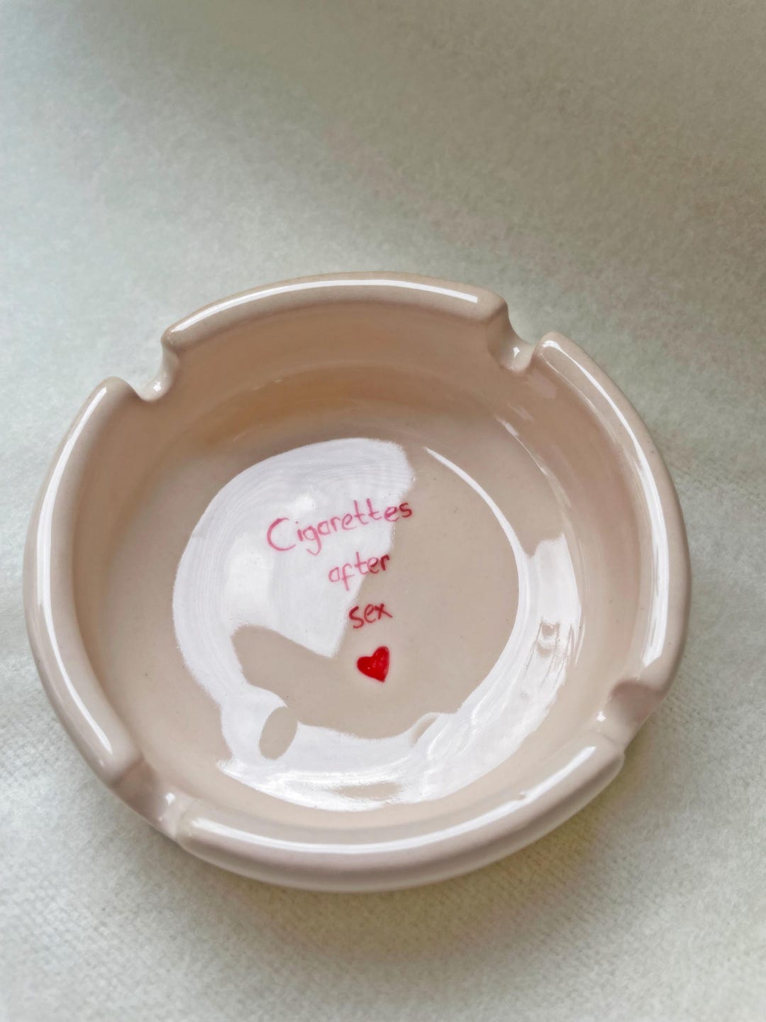 Ashtray With Message / Ceramic Ashtray / Handmade Ashtray / Funny ...