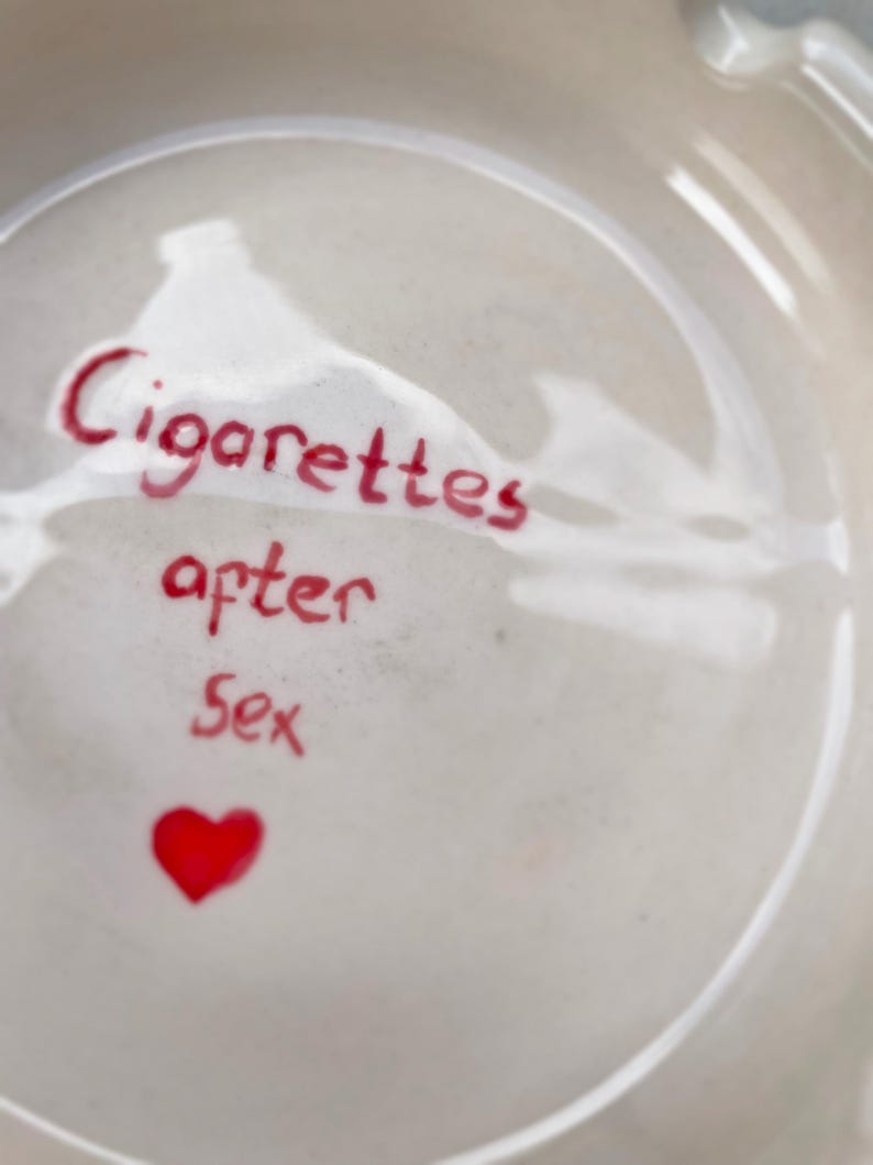 Ashtray With Message / Ceramic Ashtray / Handmade Ashtray / Funny ...
