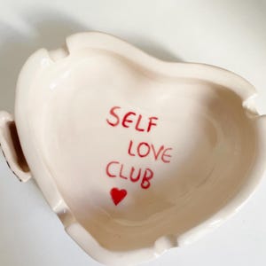 Heart Shaped Ashtray With Match Pocket - Etsy