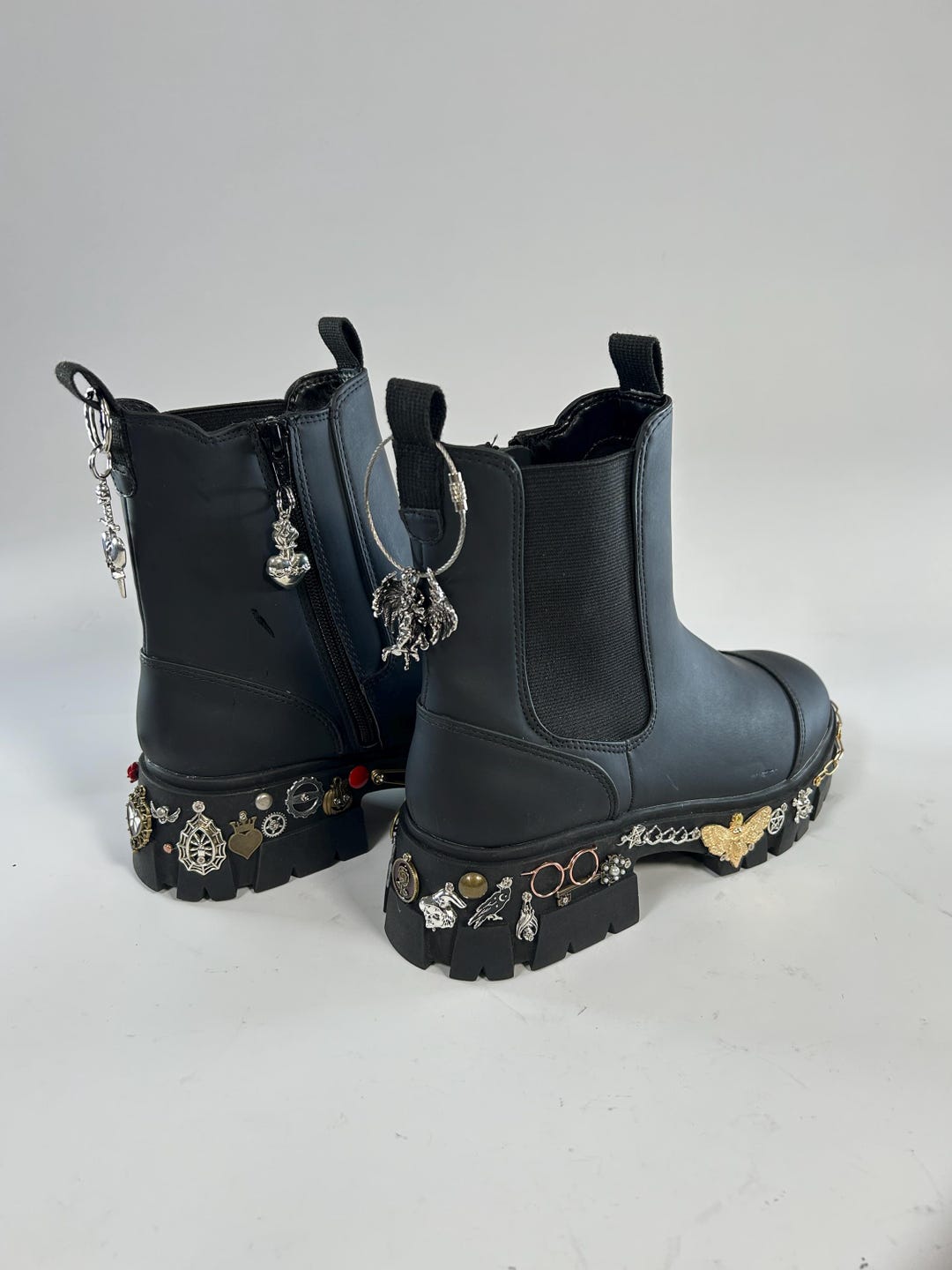 Steam-goth Boots: Black, 8.5 - Etsy