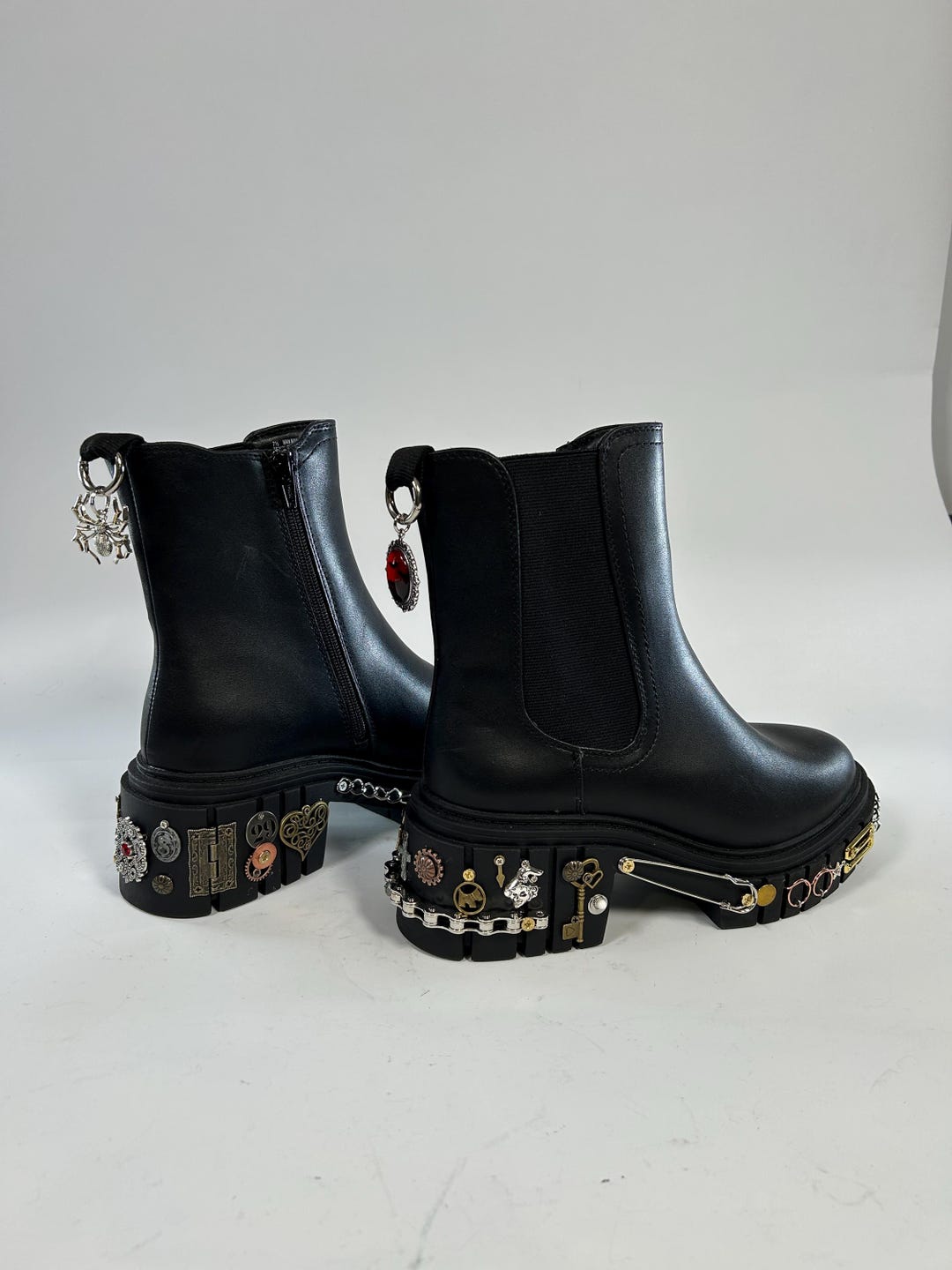 Steam-goth Boots: Black, 7.5 - Etsy