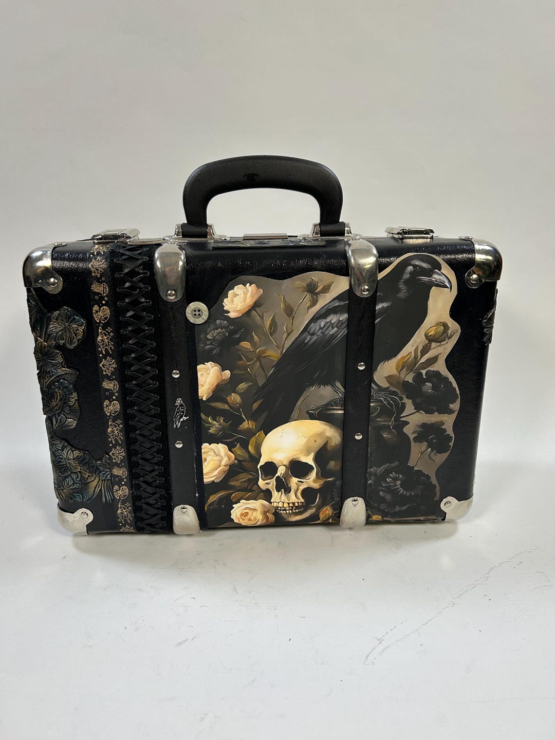 Mini Skull and Raven Goth Suitcase - Etsy