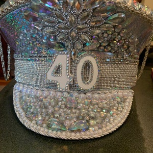 Red Glitter Fireball Hat - Etsy