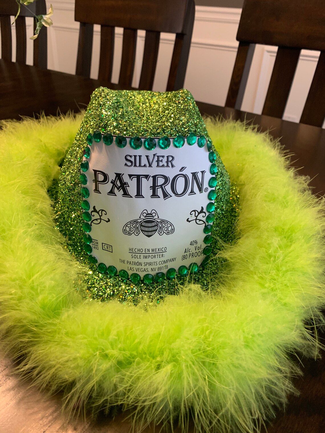 Patron Green Sparkly Cowboy Hat - Etsy