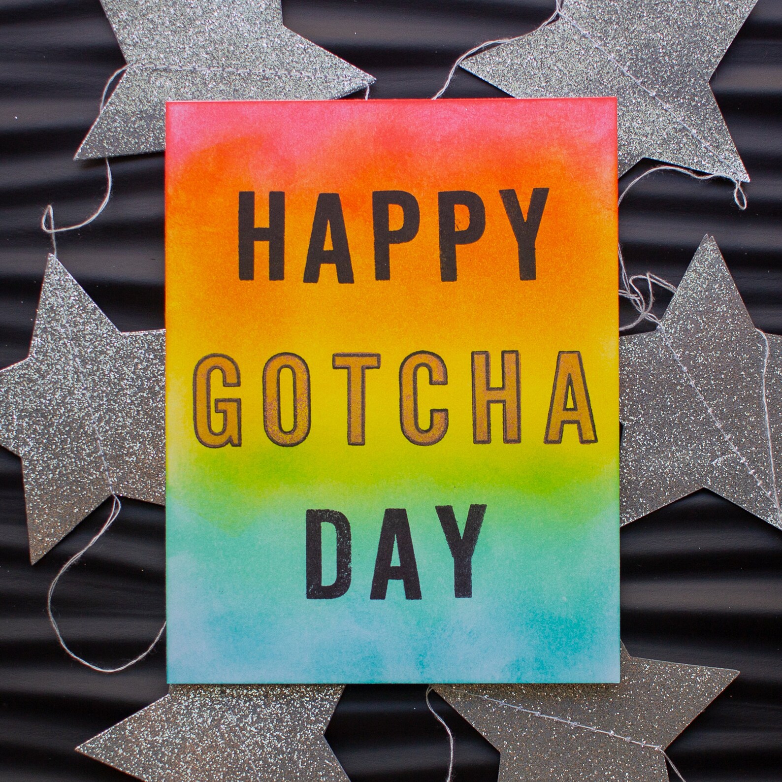 Greeting Card Happy Gotcha Day Card Handmade Etsy greeting-card-happy-gotcha-day-card-handmade-etsy