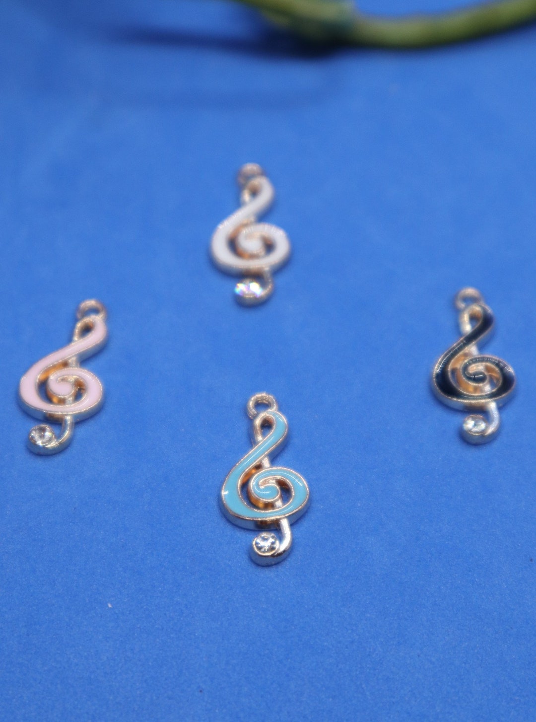 Set of 12pcs Bulk Lot Alloy Metal Music Notes Charm Pendant ...