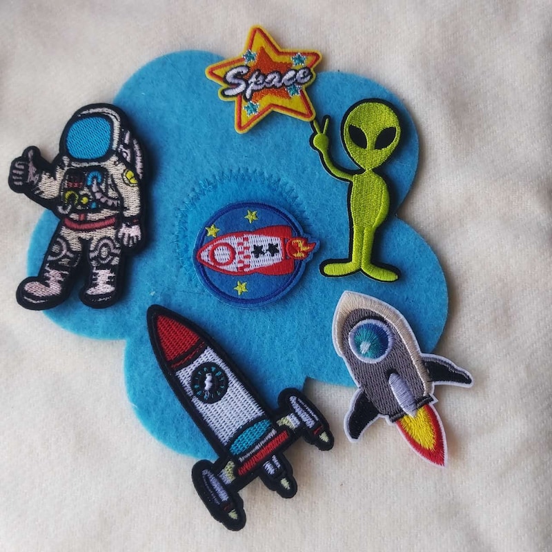 Spaceship Patch - Etsy