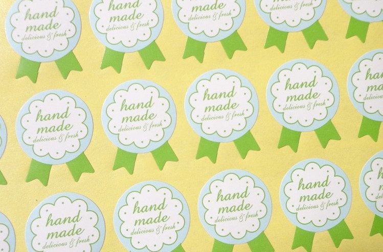 90pcs 5sheets Handmade Stickers Food Stickers Pastry - Etsy UK