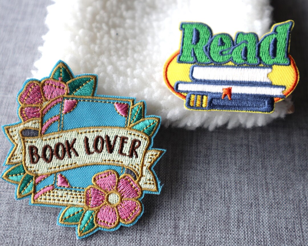 Set of 2pcs 30pcs Bulk Lot Read Book Blue Pink Floweral Book Lover ...